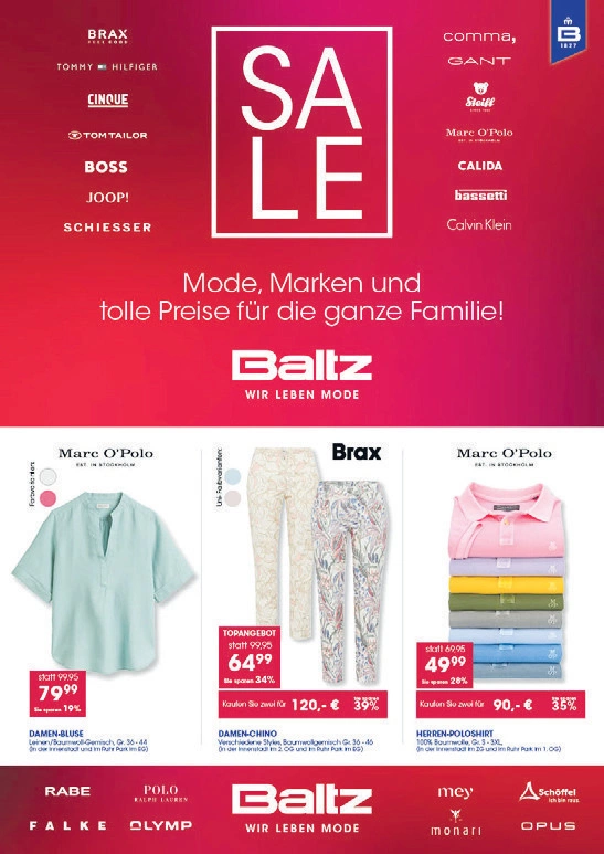 Modehaus Baltz | Bekleidungsgeschäft in Bochum